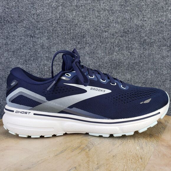Brooks | Shoes | Brooks Ghost 5 Womens Size 9 Blue White Lace Up ...
